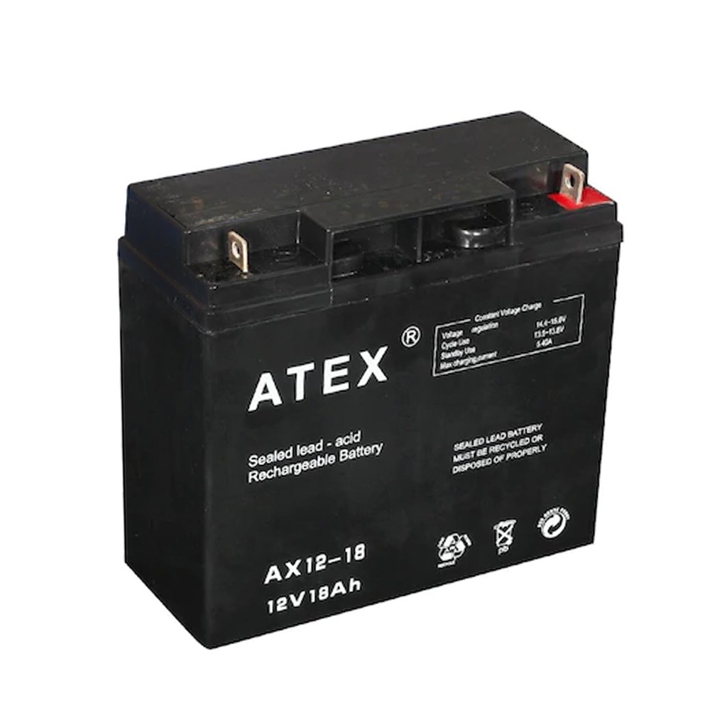 Akü 12V 18A 18X16.3X7.5Cm Atex Ax-12-18 - n11pro.com