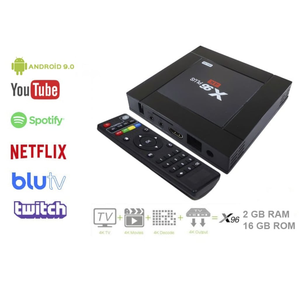 X96 Plus 4k Android 9.0 Tv Box Smart Tv Wifi Hdmı Media Player - n11.com