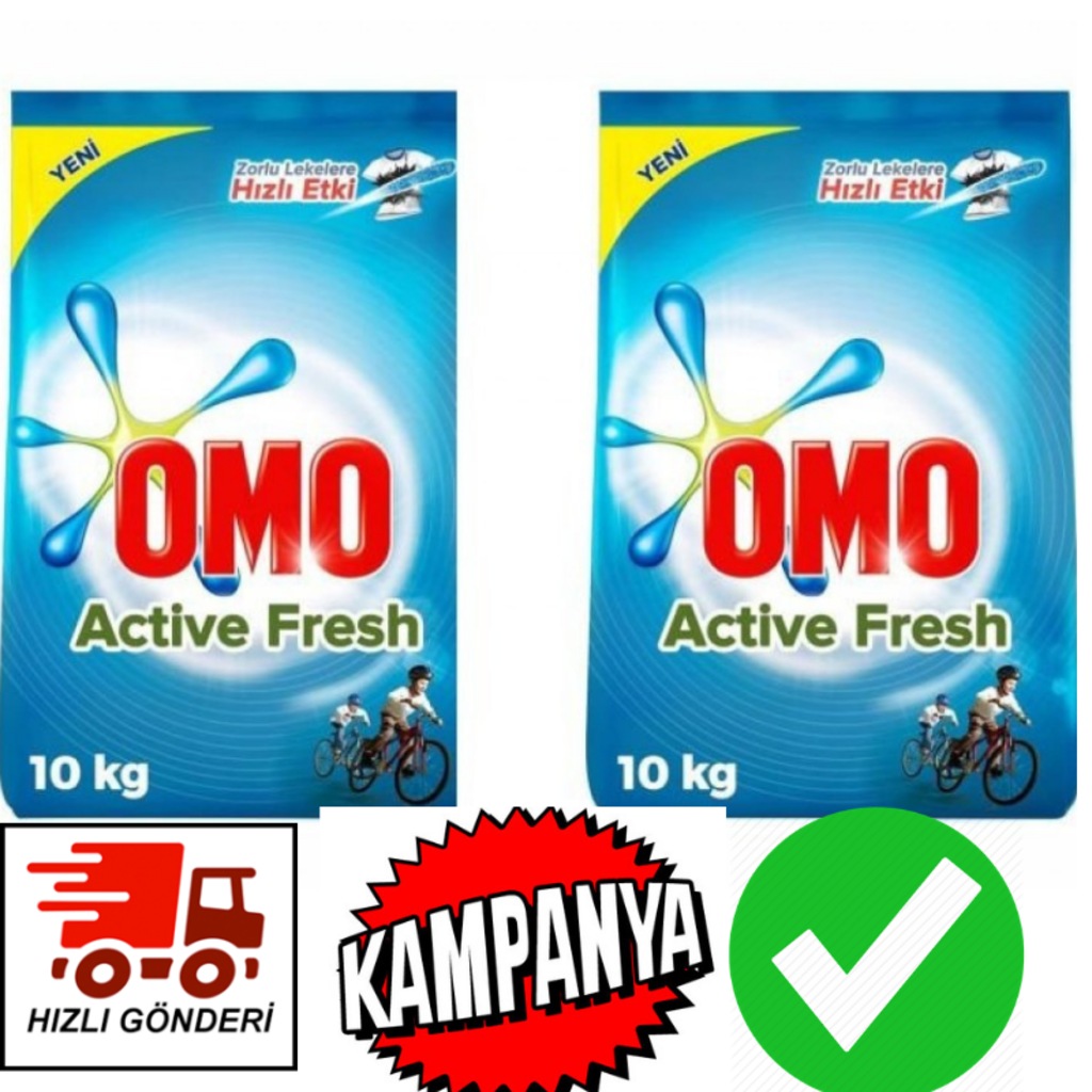 Omo Active Fresh 10kg+10kg Beyazlar İçin İndirimi Kaçırma - n11.com