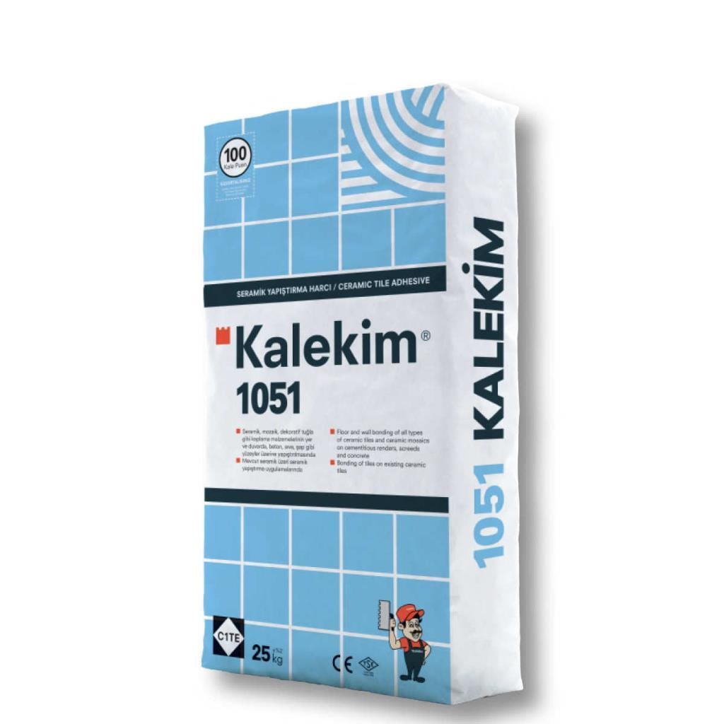 Kalekim 1051 Seramik Yapıştırıcı 25 Kg Gri Fiyatları ve Özellikleri