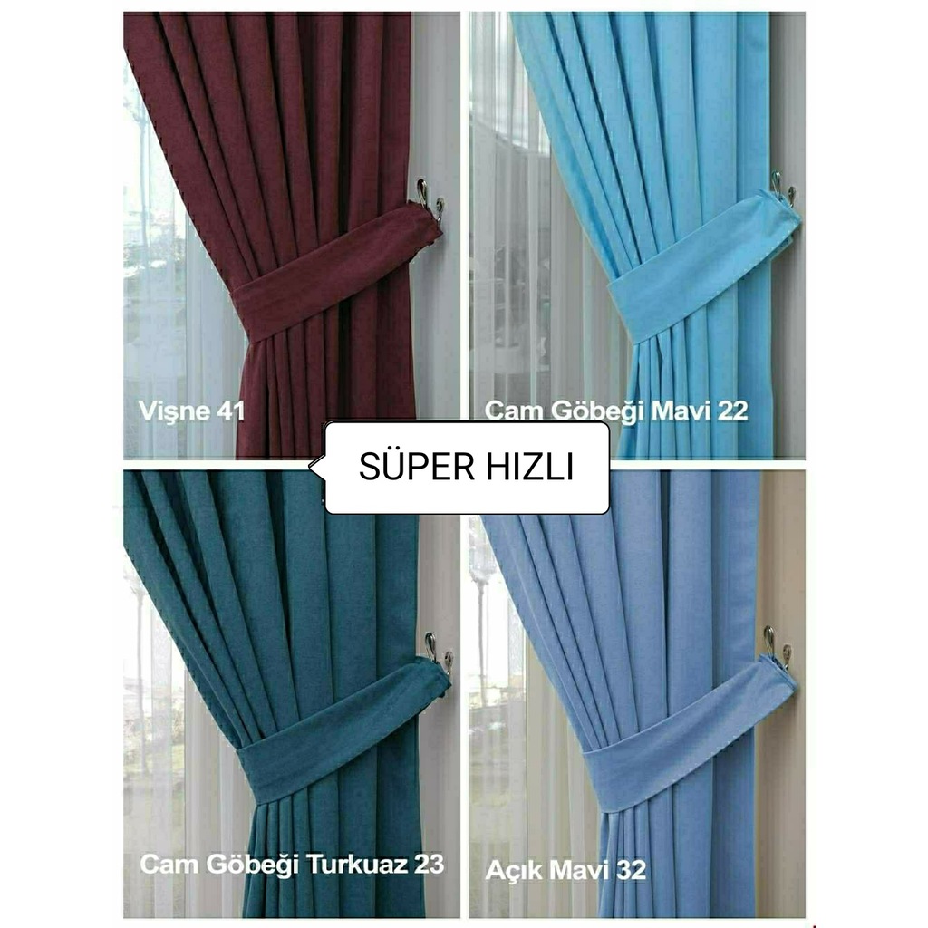 Fon Perde Pileli Canlı Renkler İndirimli Fiyatlar Fiyatları ve Özellikleri