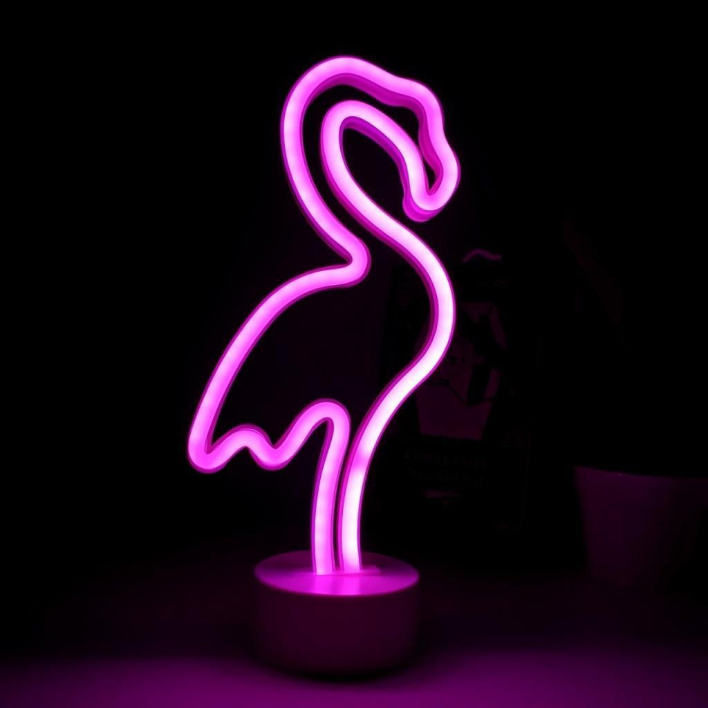 Neon Led Işık Flamingo Neon Lamba Neon Led Gece Lamba Masa Lamba - n11.com