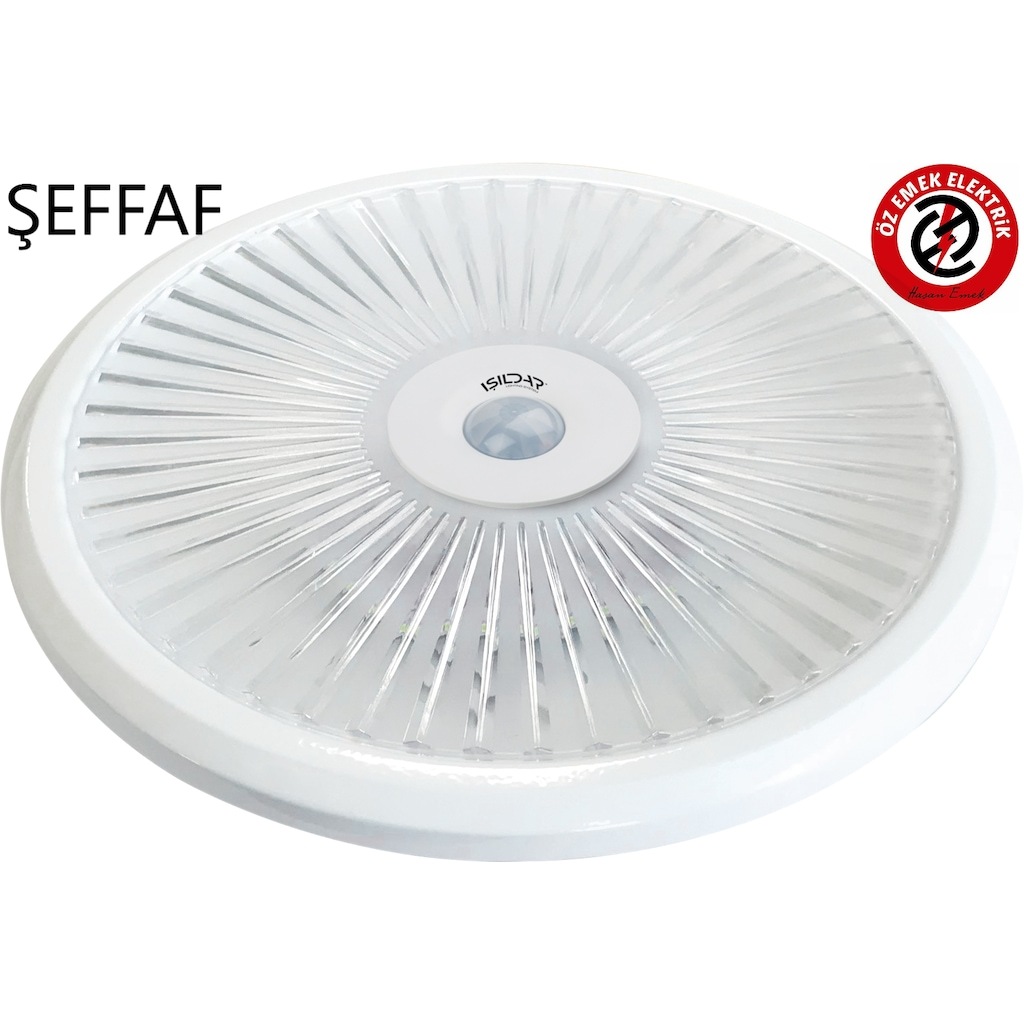 IŞILDAR SLİM FULL LEDLİ TAVAN SENSÖRLÜ ARMATÜR ŞEFFAF 4487 Fiyatları ve ...