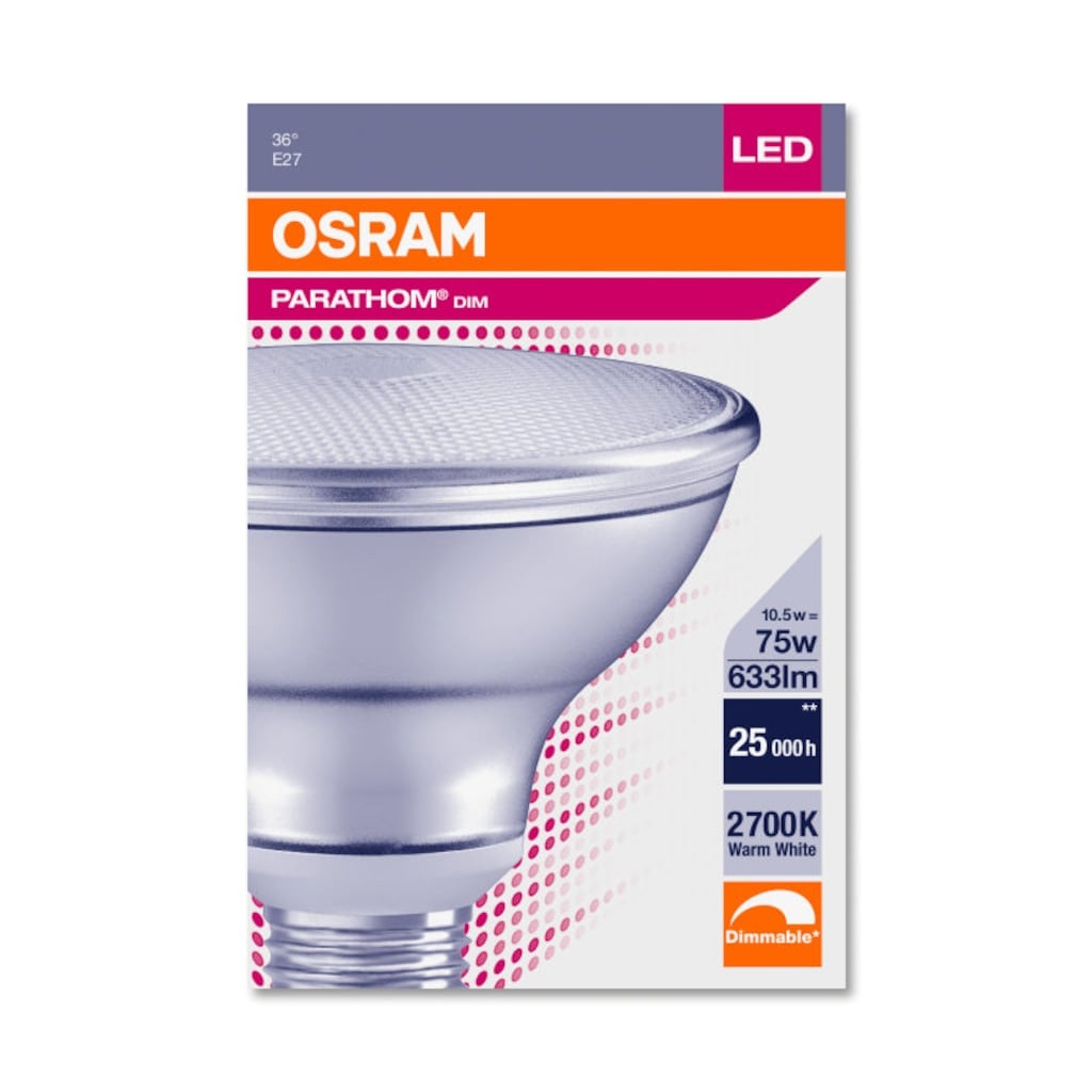 OSRAM PARATHOM PAR30 DIM 10.5 WATT 2700K SARI IŞIK E-27 LED AMPUL ... OSRAM PARATHOM PAR30 DIM 10.5 WATT 2700K SARI IŞIK E-27 LED AMPUL ...