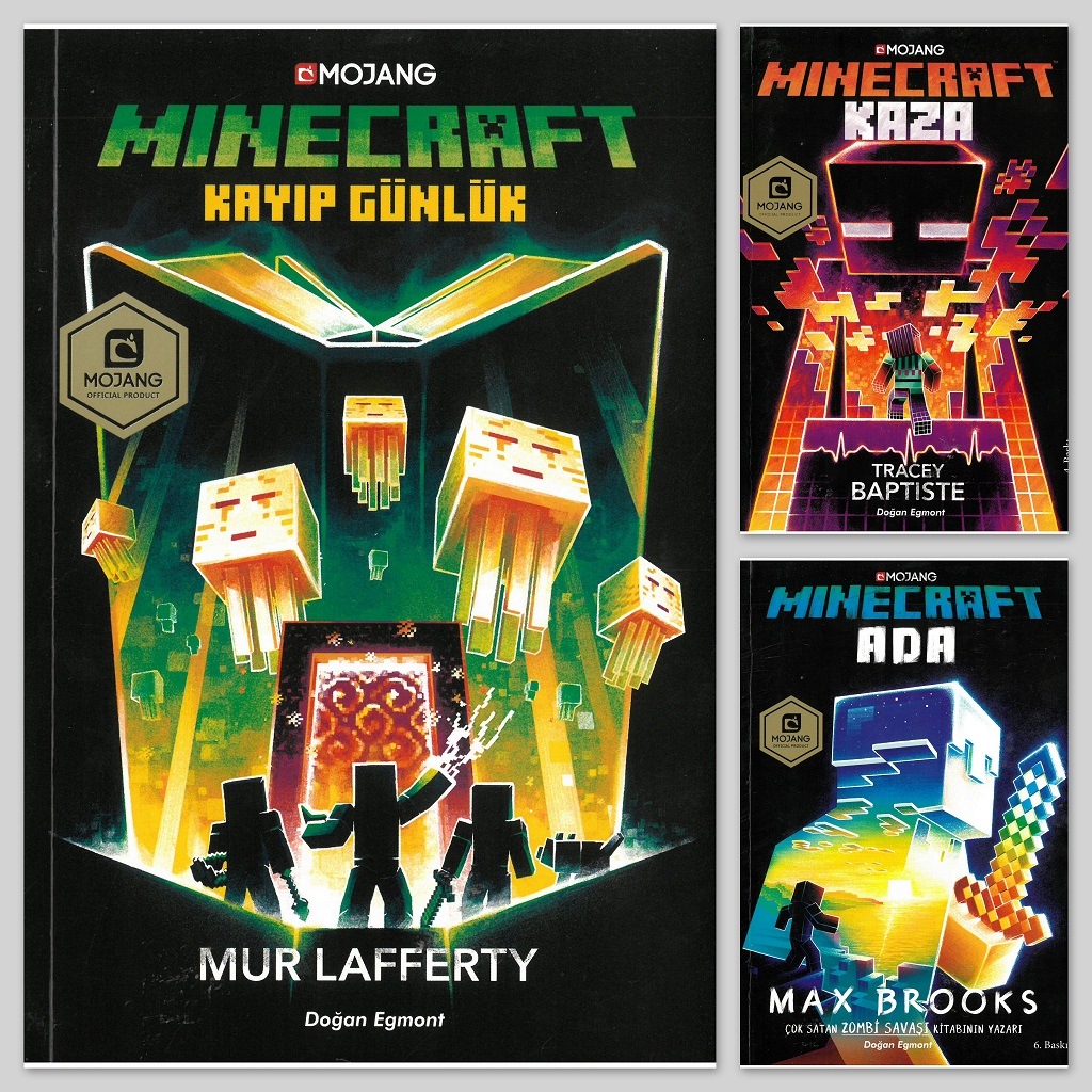 Minecraft Kaza-Ada-Kayıp Günlük 3 Kitap Roman Set Fiyatları ve Özellikleri