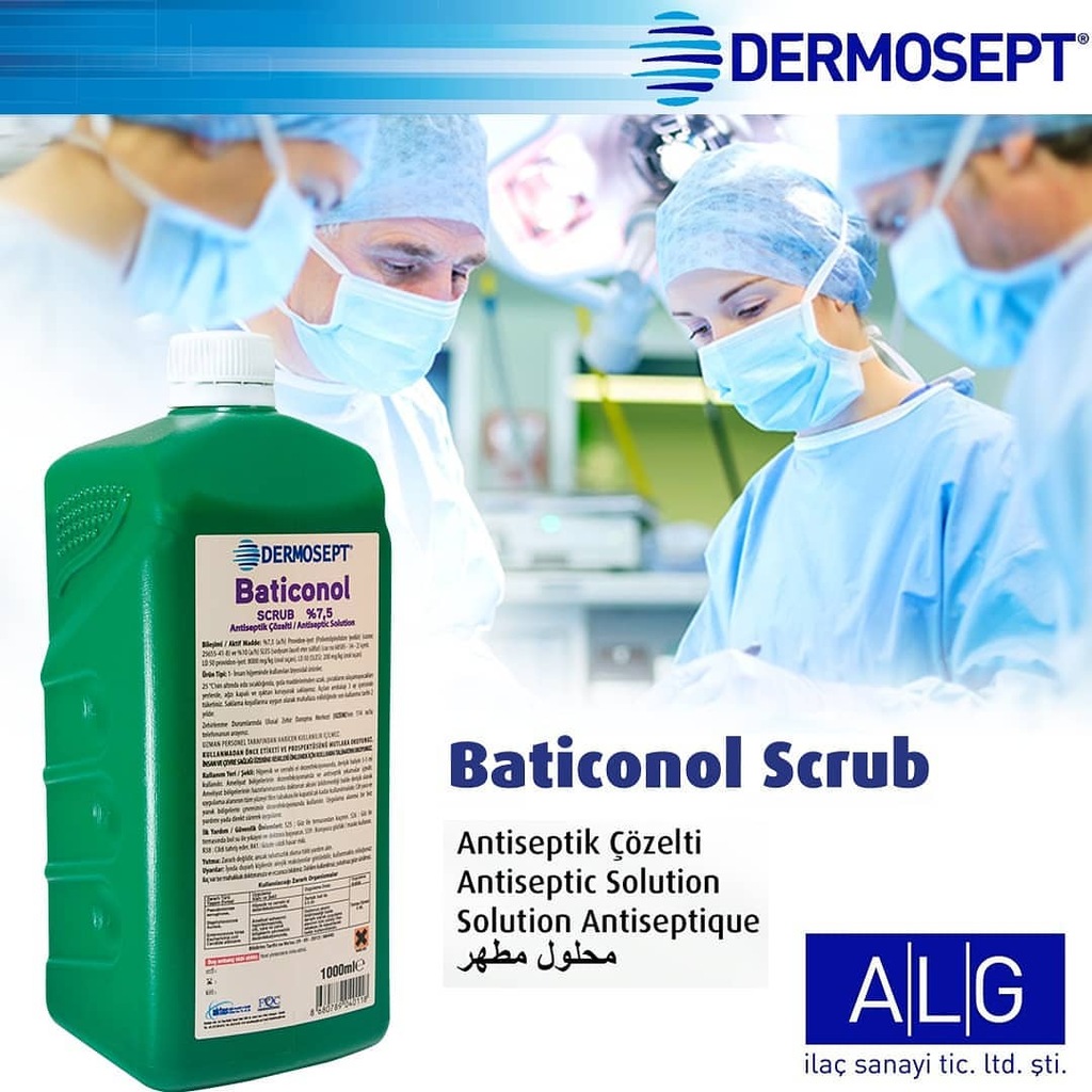 Dermosept Baticonol Batikon Scrub 1000 Ml - n11.com