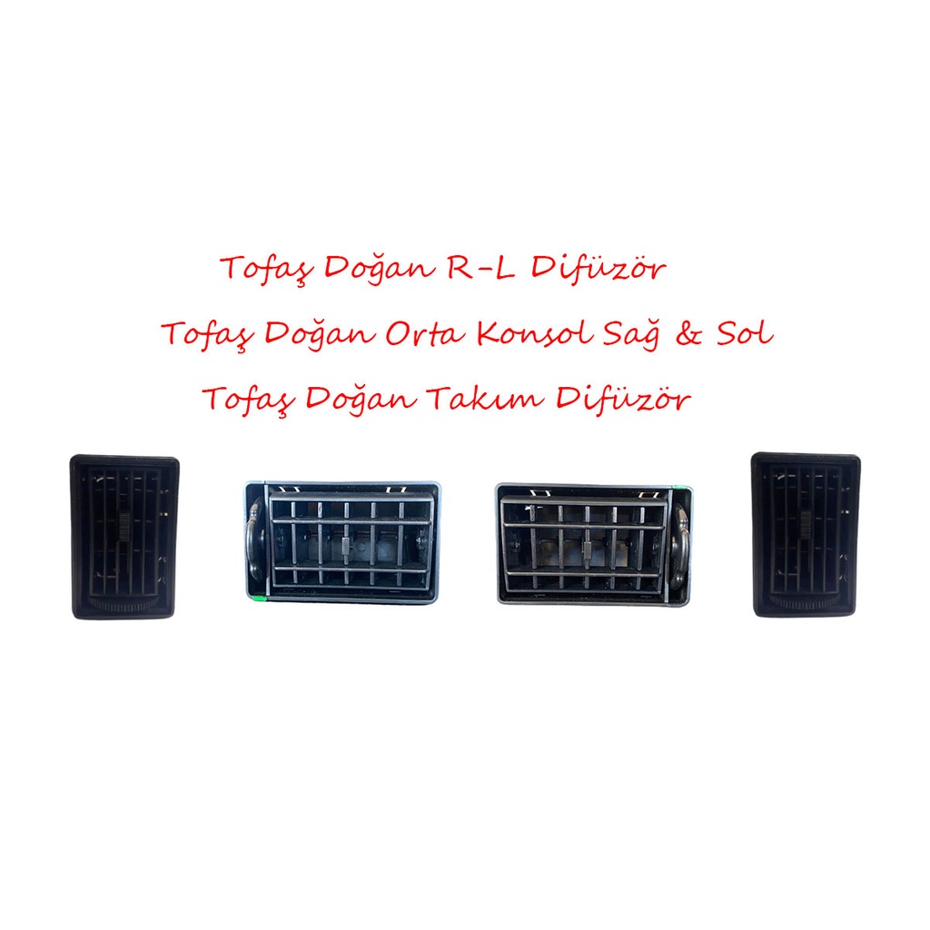 Tofaş Doğan Slx Kartal M131 R-L Difüzör Orta Konsol Sağ ve Sol D ...