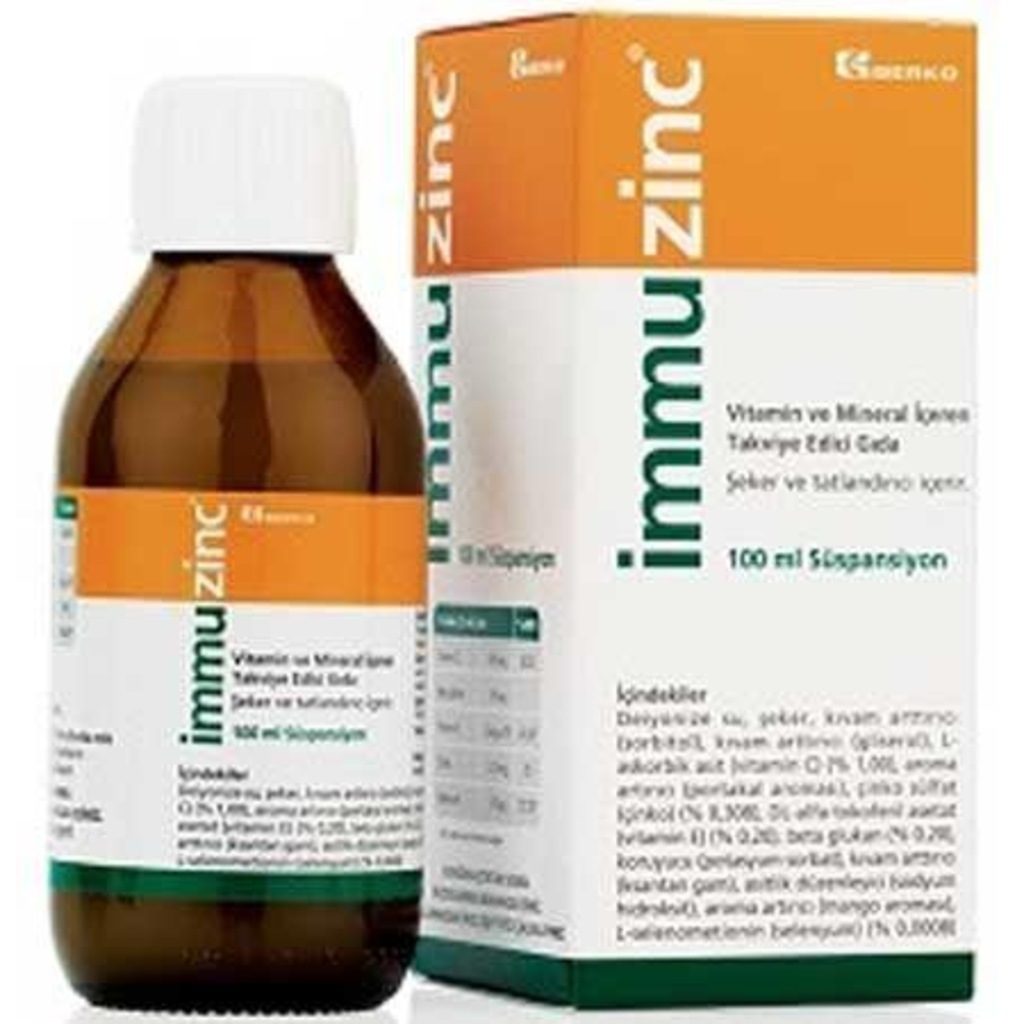 İmmuzinc Şurup 100 ml Fiyatları ve Özellikleri