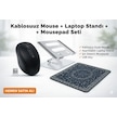 Redmi Pad 2 Pro 12.2' Kablosuz Mouse Ayarlanabilir Stand Mousepad Set ...