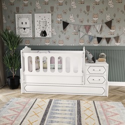 Hayal Modern Büyüyen Besik Beyaz - Tamami 1. Kalite Mdf - Kznhome - 6. ...