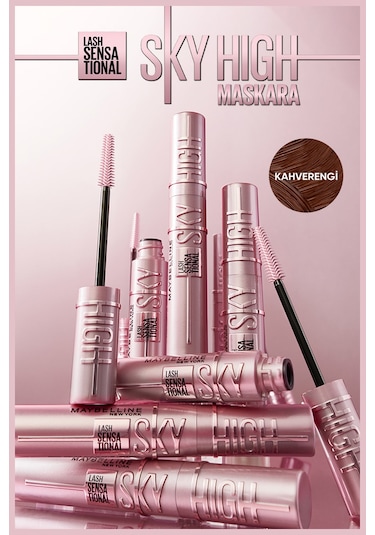 Maybelline New York Lash Sensational Sky High Maskara Kahverengi Fiyatlar ve Ozellikleri