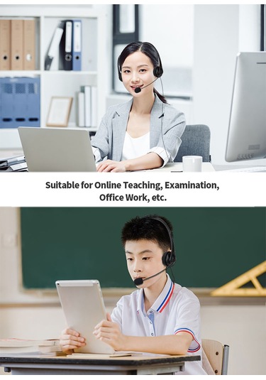 Yifomall Sy490mv Usb Kablolu Kulaklık: Gürültü Azaltıcı Mikrofonlu ...