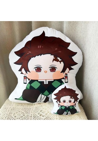 M - 45 Cm Demon Slayer Animasyon PeriferikPeluş Gönüllü Yastık Nezuko ...