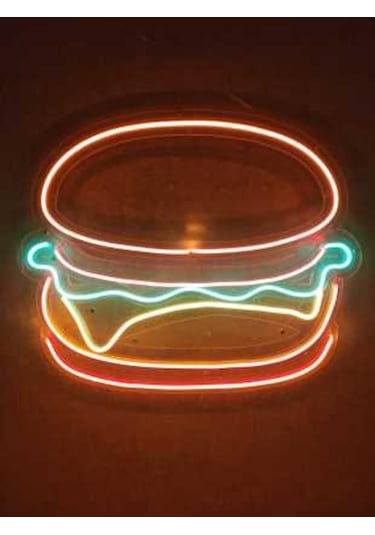 Hamburger Neon Led Burger Tabela Neon Duvar Dekorasyonu - N.25 ...