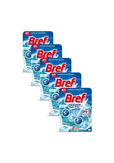 Bref Power Aktiv Klozet Bloğu Okyanus Single 5 Adet Fiyatları ve ...