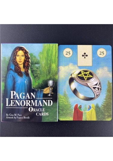 Pagan Lenormand Oracle Kartları Tam İngilizce Klasik Masa Oyunları ...