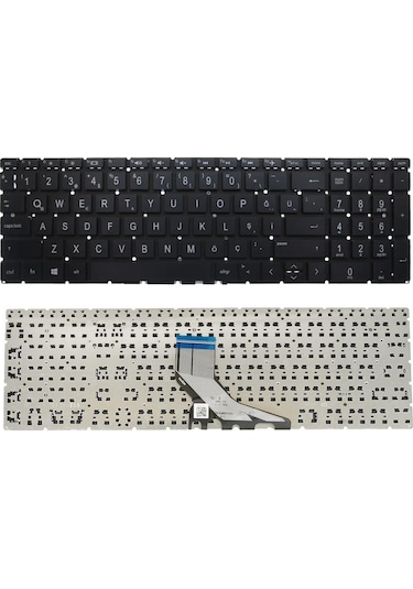 Siyah-ışıksız, Notebook Klavye - Hp 250 G7 1q3b1es, 250 G7 1q3e7es ...