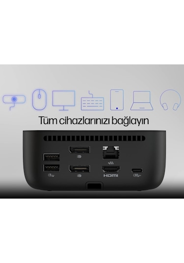 HP G6 9X3V1UT USB-C 100 W Universal Docking Station Fiyatları ve ...