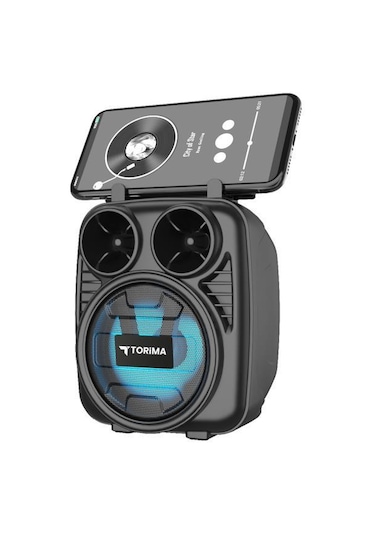 Torima D32 Taşınabilir Telefon Tutacaklı Bluetooth Hoparlör Siyah ...