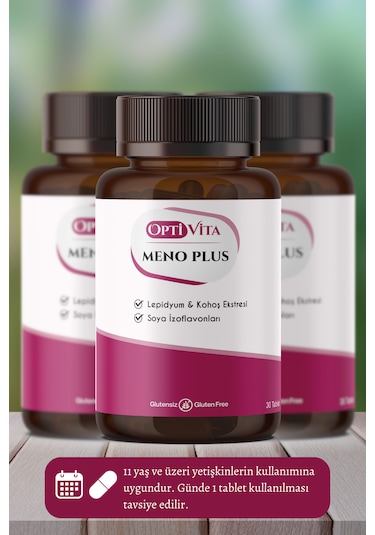 Optivita Meno Plus 30 Tablet Lepidyum, Soya İzoflovanları, Glutat ...