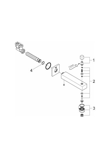 Grohe Eurocube Yön Değiştiricili Çıkış Ucu - 13304000. Krom Fiyatları ...