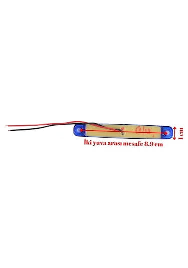 1 Adet Mavi Parmak Lamba 9 Led 12v 24v Fiyatları ve Özellikleri