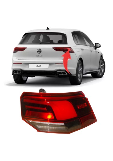Vw Golf 8 Sağ Dış Stop Lambası 2020 Sonrası 5H0945096D Fiyatları ve ...