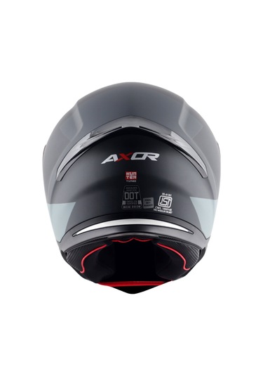 Axor Hunter Turbo Black Grey Dull Ece 22.06 Kapalı Kask Mat Titanyum ...