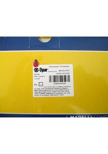 55224022 Termostat 1,3 Kisa Tip Doblo-Linea-Fiorino MAGNETTİMAREL ...
