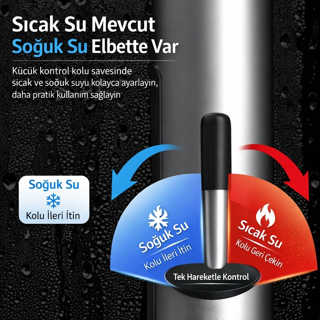 Omniax 3000w Elektrikli Anında Su Isıtmalı Musluk Dijital Sıcaklık ...