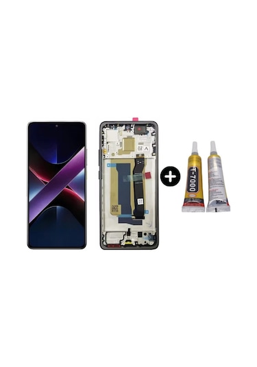 Xiaomi Pocophone Poco X7 Pro Uyumlu Çıtalı Servis Lcd Ekran Dokunmatik ...