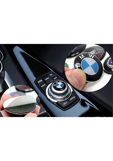 Bmw Uyumlu Joystick Konsol Sticker Şık Kaliteli Arma Logo 29 Mm ...