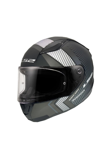 LS2 Rapid 2 Extra Mat Tam Yüz Motosiklet Kaskı Gri - Mat Siyah XL ...