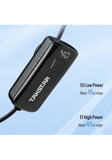 Takstar E-126w Siyah Kablosuz Taşınabilir Portatif Öğretmen Hoca Rehber Amfi Anfi Şarjlı Megafon ...