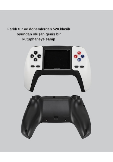 520 Klasik Oyunlu P5 Controllerview Retro Konsol Şarjlı, Av Giriş ...