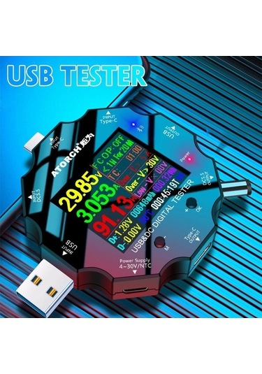 Ud18 Usb 3.0 18in1 Usb Test Cihazı Dc Cxinshop Voltmetre Ampermetre ...