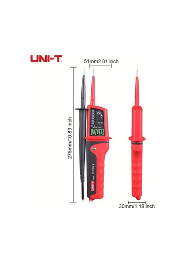 Cordial Uni-t Ac/dc Gerilim Test Cihazı Otomatik Aralıklı Voltaj Ölçme ...