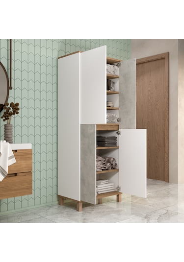 Robin Home Alaska Çok Amaçlı Dolap Mutfak Kiler Erzak Banyo Dolabı ...