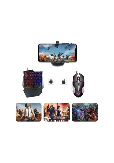 Tcl Tab 10l Gen 4 10.1' Uyumlu 5in1 Tablet Oyun Seti Stand Soğutucu ...