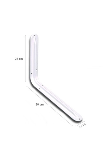 24 Adet Raf Altı Raf Ayağı Konsol L Demir Beyaz 23 x 30 cm Fiyatları ve ...