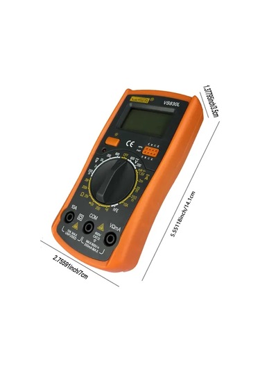 Cordial Mandalina Vs830l Dijital Multimetre Ac Dc Voltmetre Ohm Volt ...