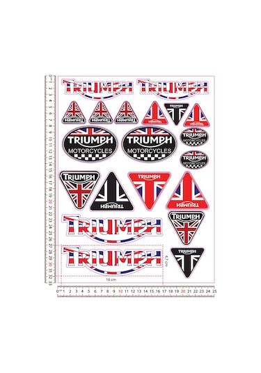 Triumph Sticker Set Fiyatları ve Özellikleri