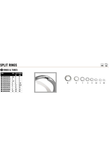 Colmic Split Ring 10P 8 Fiyatları ve Özellikleri