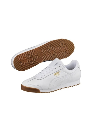 Puma Roma Classic Gum Erkek Spor Ayakkabısı(366408-01) Beyaz 44.5 ...