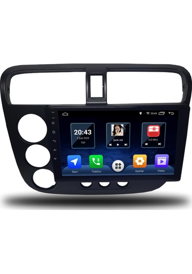 Martechno Honda Civic V-tec 2001-2006 Uyumlu Android Multimedya 6gb Ram ...