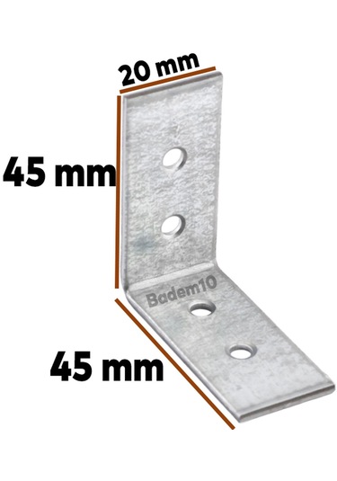 Mobilya Köşe Bağlantı Sabitleme L Demir Deprem Dolap Duvar Birleştirme ...