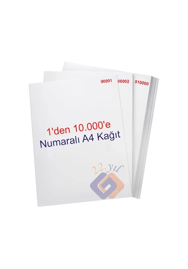 1 Den 10000 E Numaralı A4 Fotokopi Kağıdı Fiyatları ve Özellikleri