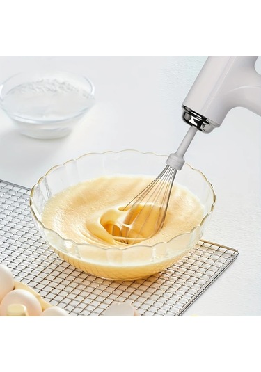 Awesomestore Mor Usb Şarjlı Kablosuz El Mikseri Taşınabilir Çırpıcı ...