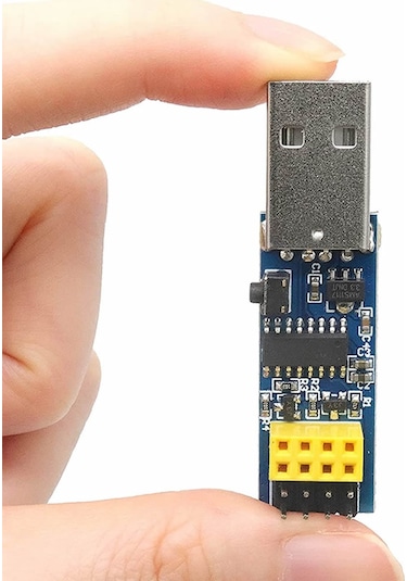 ESP-01 CH340 Usb Bağlantı Adaptörü Reset Butonlu Esp01 Esp8266 ...