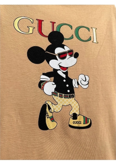 Gobo Orta Büyük Irk Mickey Mouse Desenli Sütlü Kahve Köpek Kıyafeti ...